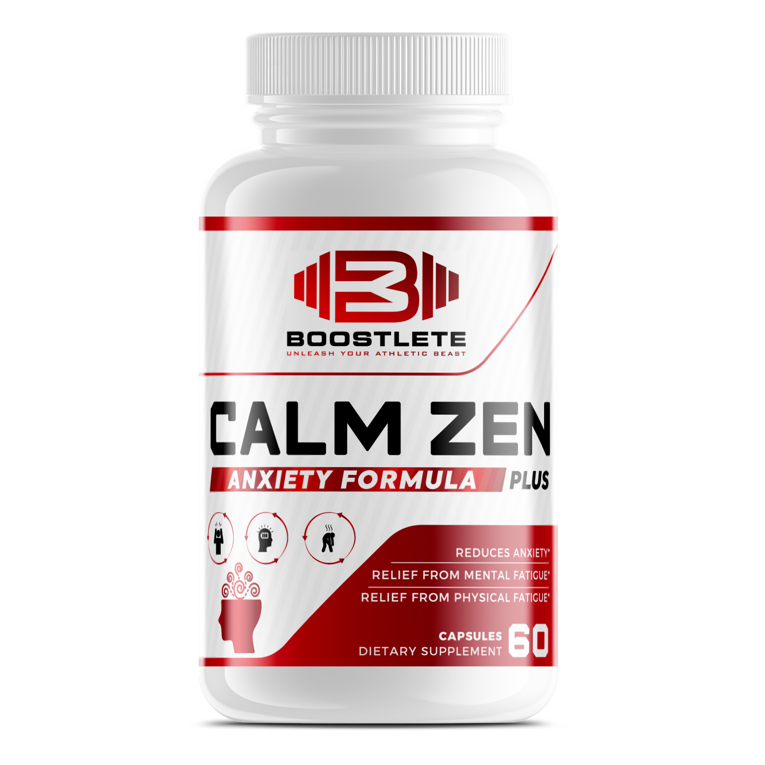 CALM ZEN PLUS – Advanced Stress Relief & Mood Support – Boostlete